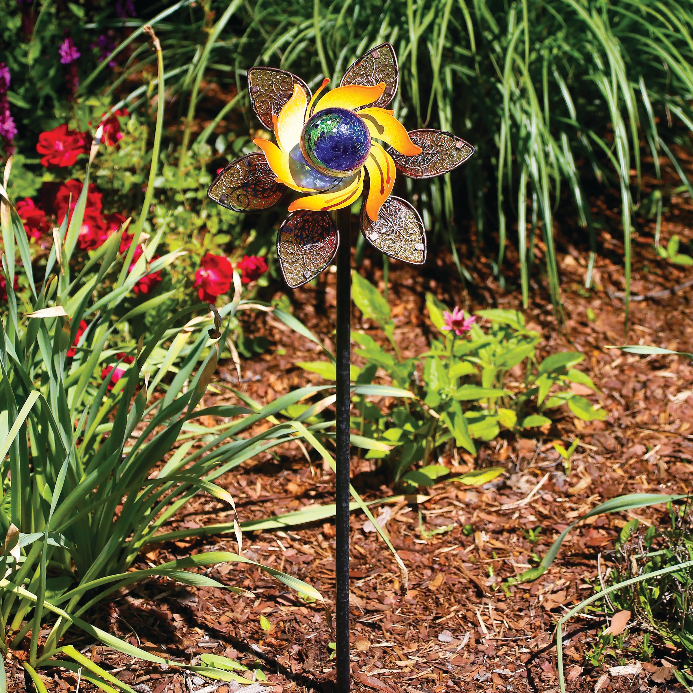Illuminarie Two-Tiered Pinwheel - Mango - EchoValley.com