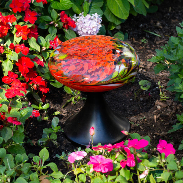 LunaLite™ Solar Toadstool - Red - EchoValley.com